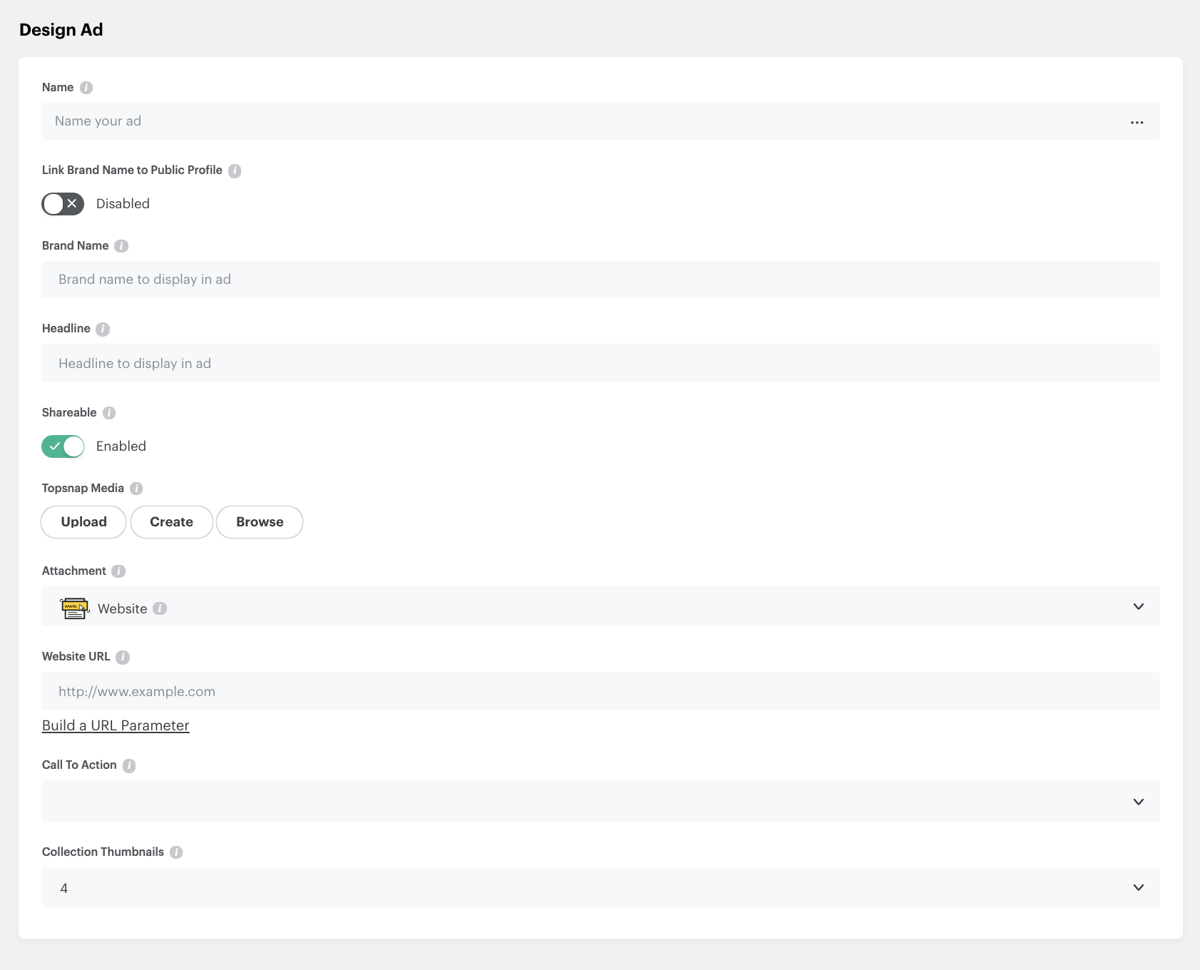 Create Collection Ads