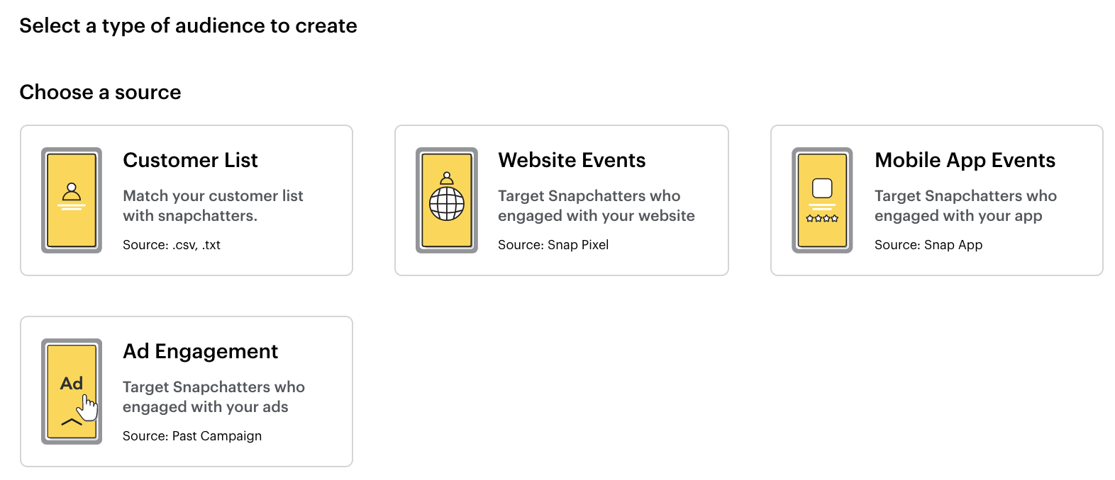 Créer une audience personnalisée Pixel