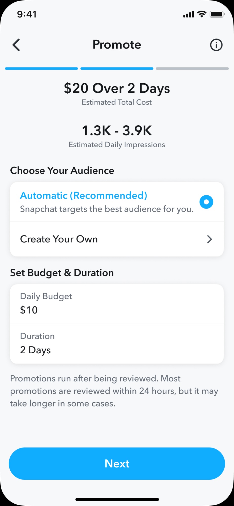 How to Promote a Snap In-App on iOS