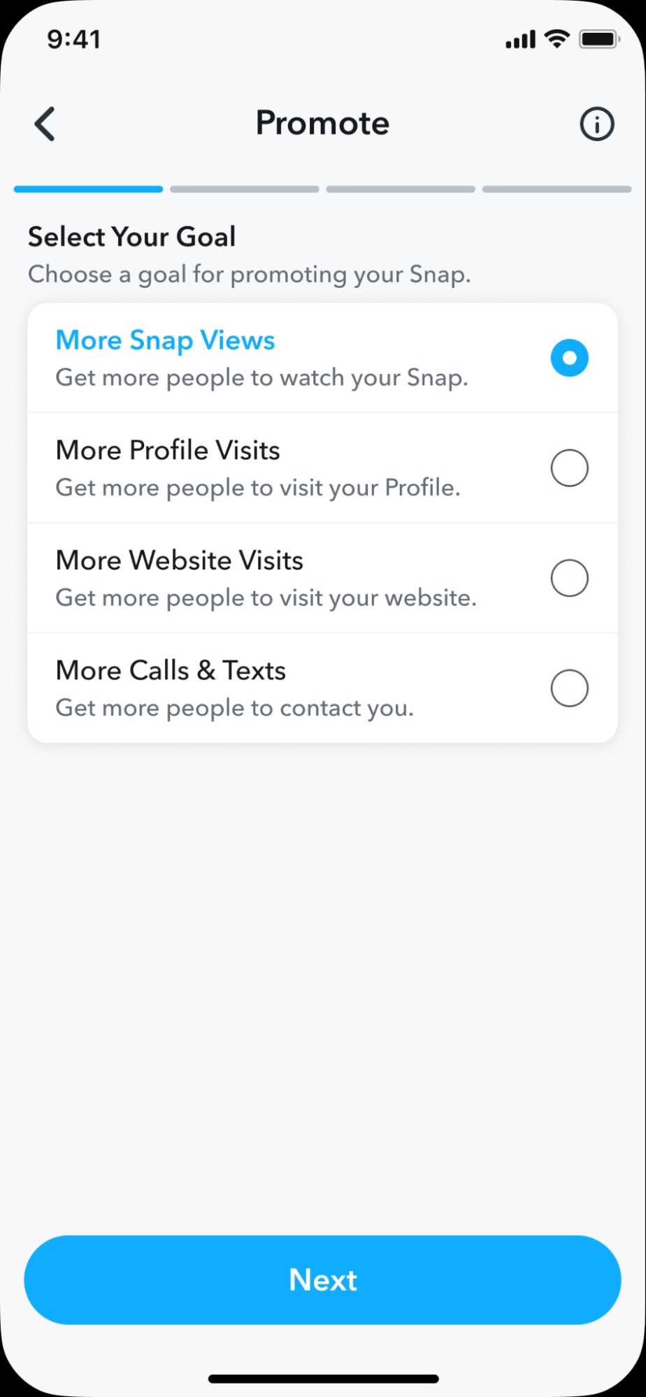 How to Promote a Snap In-App on iOS