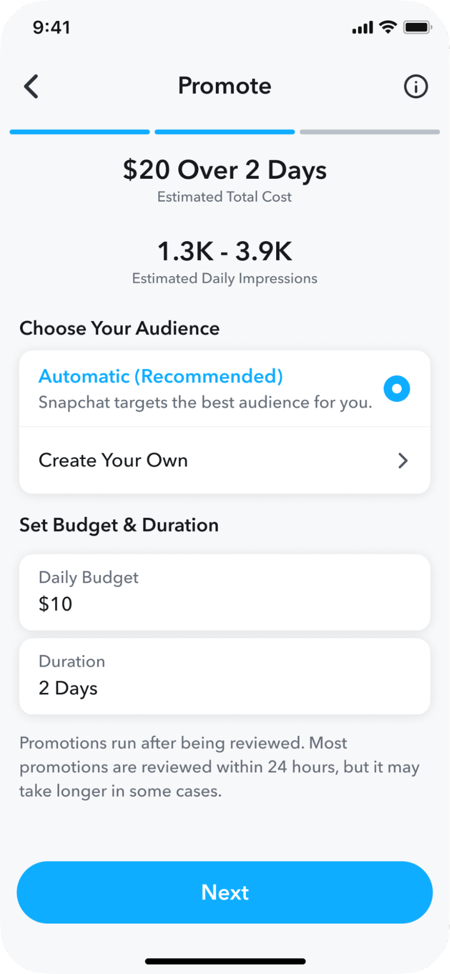How to Promote a Snap In-App