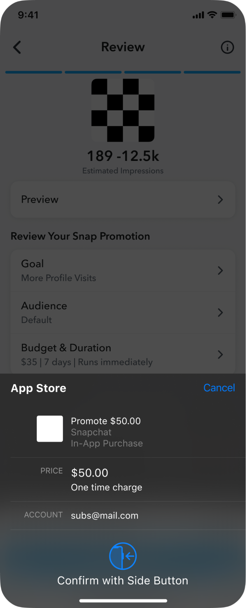 How to Promote a Snap In-App