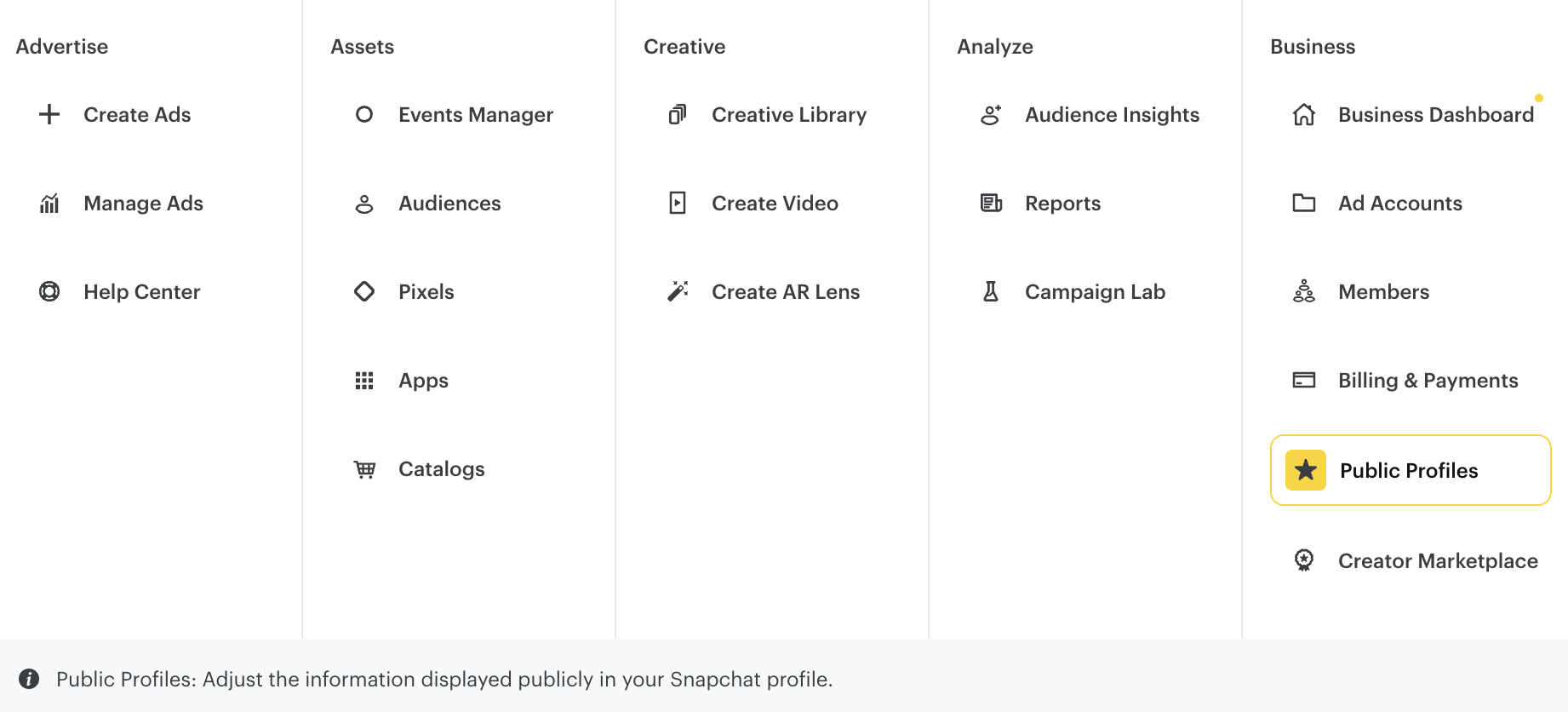 How to Set up a Public Profile for your Business