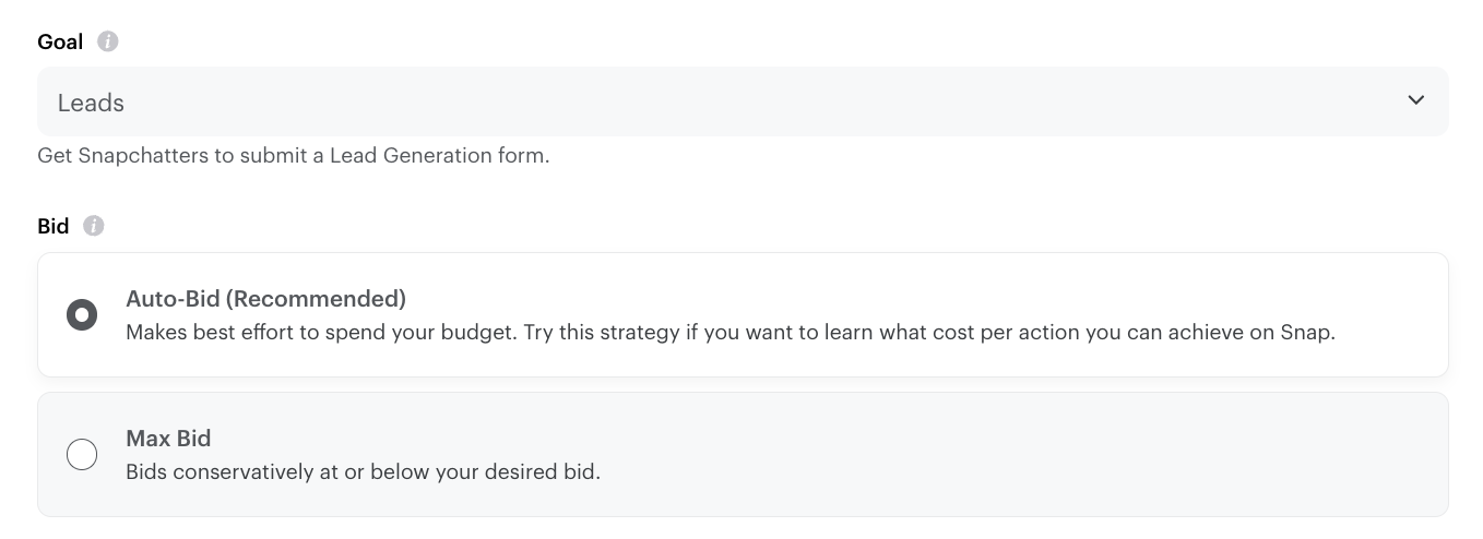 Create a Native Lead Generation Campaign