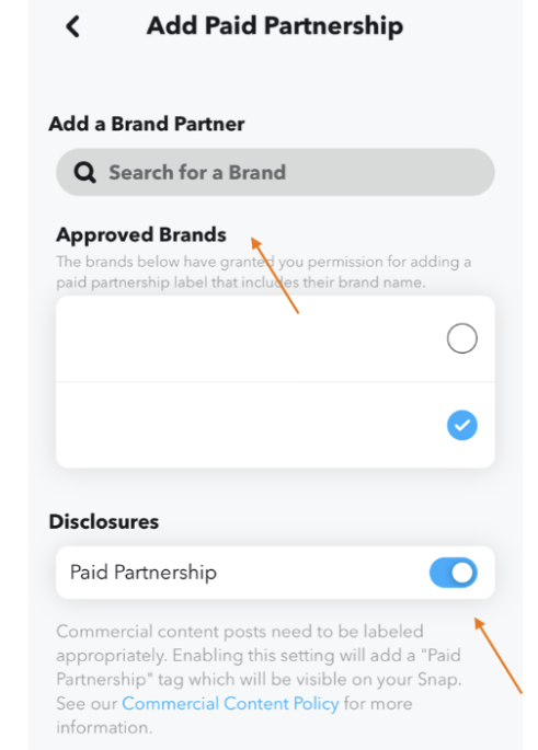 How to Tag Brands with a Paid Partnership Label