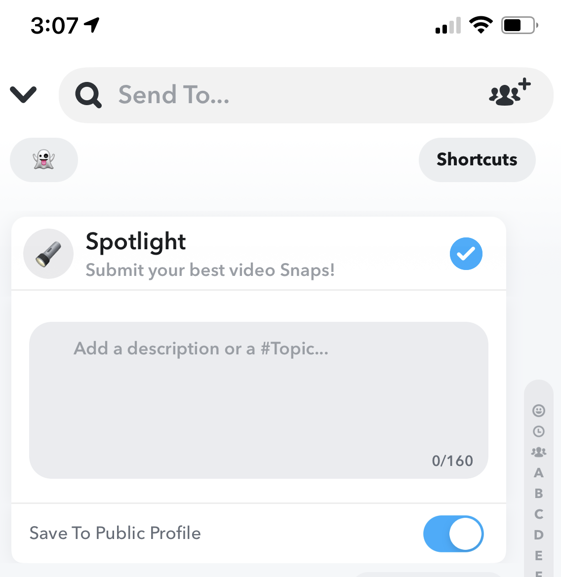 Post Spotlights to your Profile
