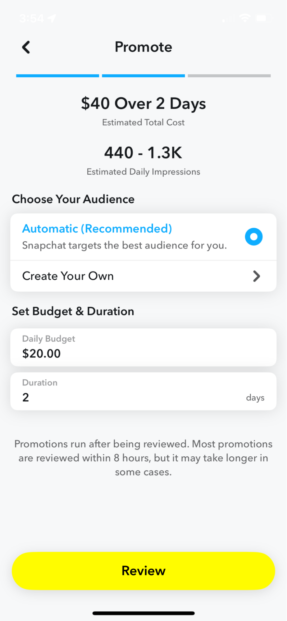 How to Promote a Snap In-App