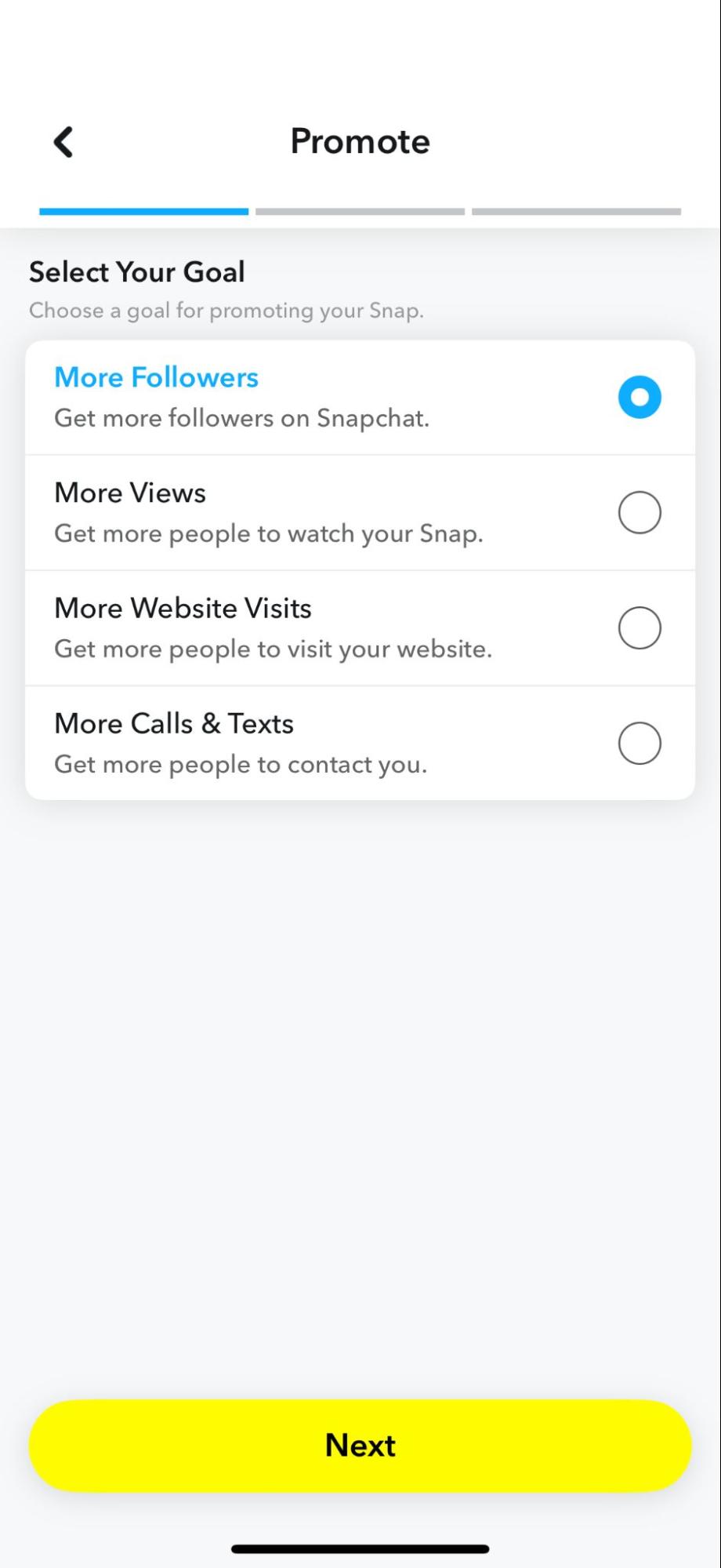 How to Promote a Snap In-App