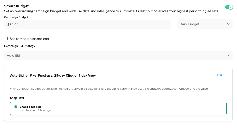 Smart Budget Optimization